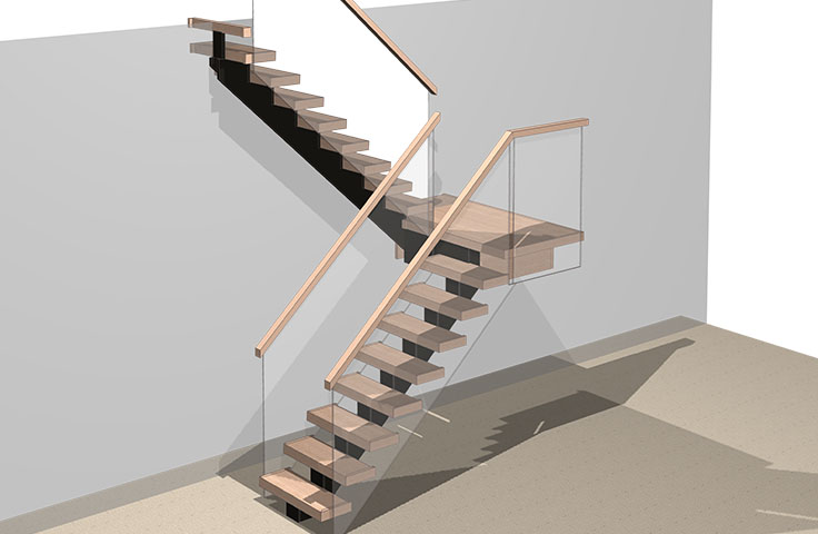 Steel Timber Staircases Melbourne | Pak Timber Staircase